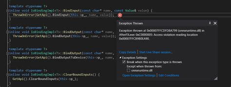 Iobinding Sometimes Throw Exception · Issue 16195 · Microsoftonnxruntime · Github