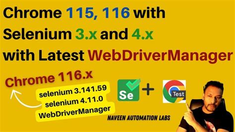 Ashutosh Dobhal On Linkedin Chrome 116 With Selenium 3 X And 4 X With Webdrivermanager Latest…
