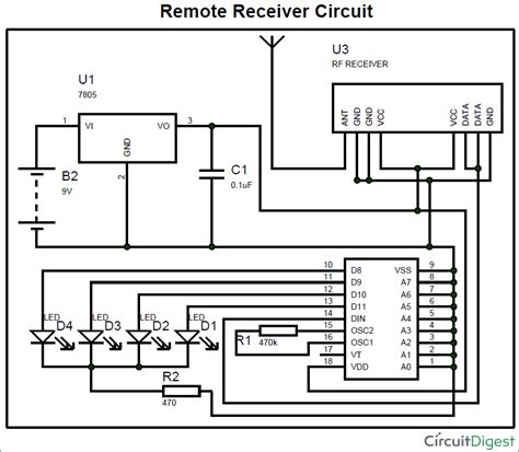 434 Mhz Rf Transmitter And Receiver Circuit Arduino