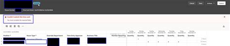 Can We Customise The Error Message Couldnt Submit The Timecard On A Time Card — Cloud