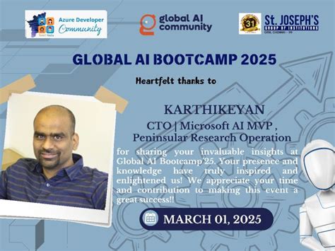 Learnmicrosoftai Azuredevelopercommunitytamilnadu Techcommunitychennai… Azure Developer