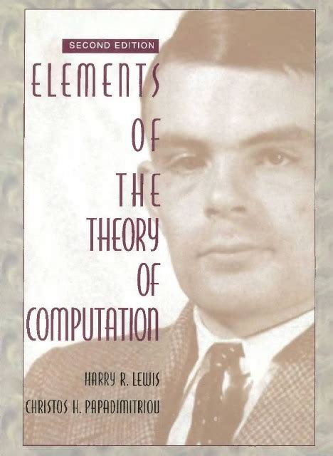 harry lewis christos h papadimitriou elements of the theory of