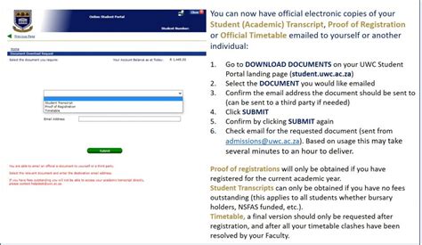University Of The Western Cape UWC Online Registration 2025 South Africa Portal