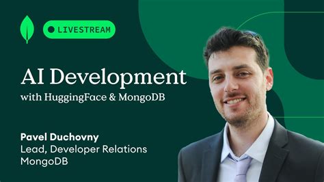 Ai Development With Huggingface And Mongodb Youtube