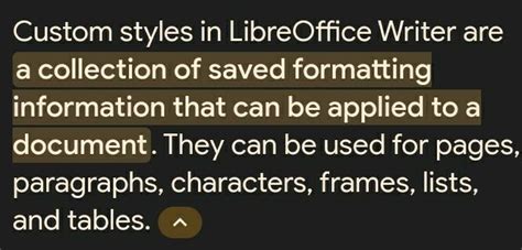What Do You Understand By Custom Styles In Libreoffice Writer