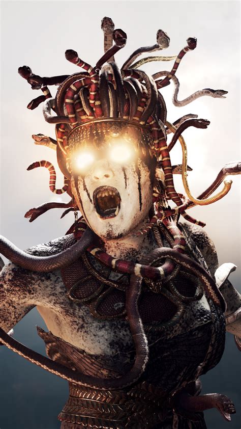2160x3840 Medusa Assassins Creed Odyssey 4k Sony Xperia Xxzz5 Premium Hd 4k Wallpapersimages