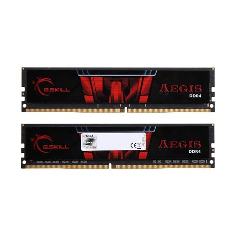 رم دسکتاپ Ddr4 دو کاناله 2400 مگاهرتز جی اسکیل مدل Aegis ظرفیت 16 گیگابایت صدف کامپیوتر