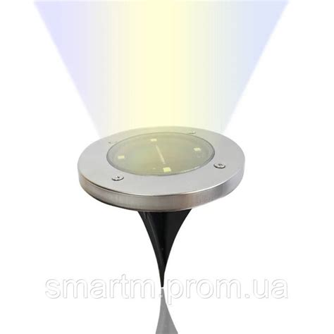 Купити Вуличні Led ліхтарі для саду Bell Howell Disk Lights 4 шт світильники на сонячній