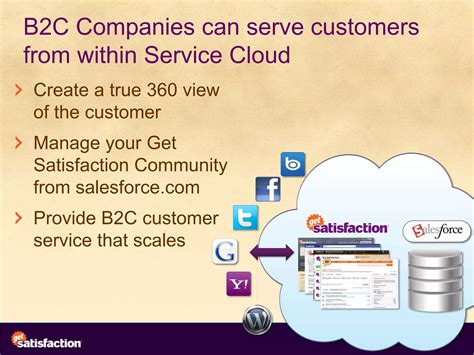 Get Satisfaction For Salesforce Pptx It And Internet Support Internet