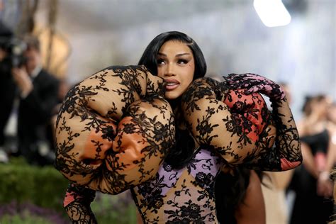 Its Kinda Giving Cyst” Fans React Hilariously To Cardi B Met Gala