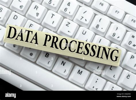 Conceptual Caption Data Processing Business Idea Collection And Manipulation Of Items Of Data