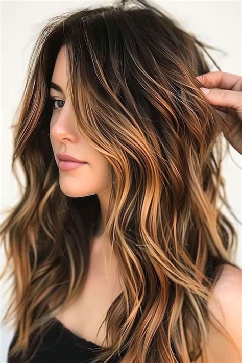 34 Gorgeous Dark Brown Hair With Blonde Highlights Ideas The