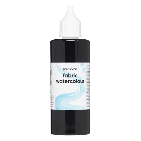 Fabric Watercolour 85 Ml Sort Tekstilfarve Akvarel Panduro
