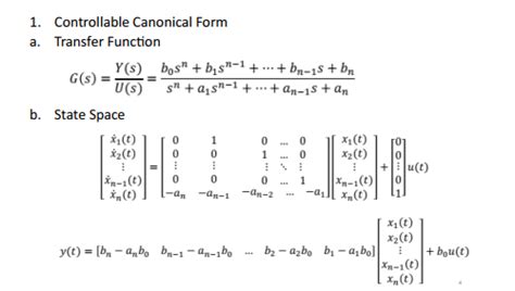 solved how to derive mathematically controllable canonical