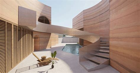 Wall Rammed Earth House Design The Quell Linda Hutchins « Beta
