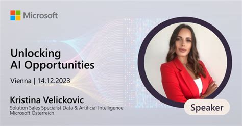 Kristina Velickovic On Linkedin Microsoft Ai Businessgrowth