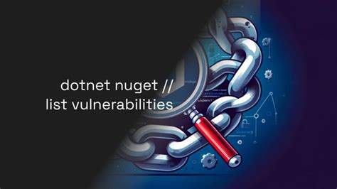 Paulo Morgado On Linkedin Checking Your Solution For Nuget Vulnerabilities Or Deprecated Packages