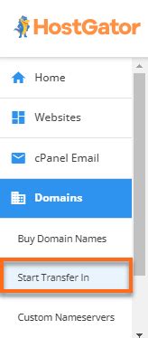 How Can I Transfer My Domain To HostGator