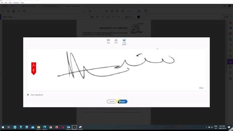 How To Append A Freehand Signature On PDF Documents YouTube