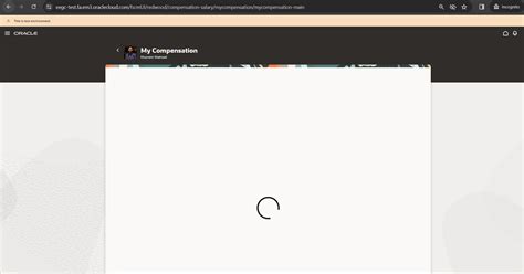 My Compensation Page In Redwood Keeps On Loading — Cloud Customer Connect