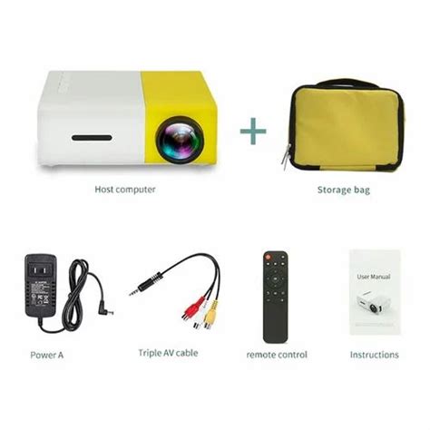 Pro LED Projector Light Emitting Diode Projector LED Projector With Screen एलईड परजकटर