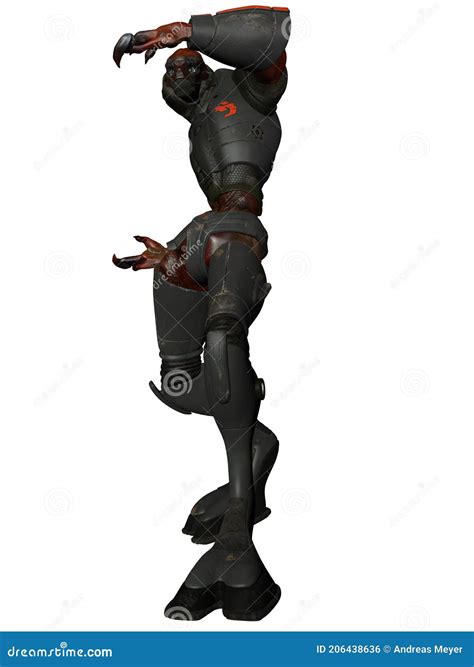 3d Render Of A Alien Figure Stock Illustration Illustration Of Universe Science 206438636