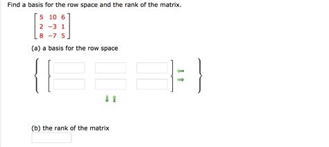 solved find a basis for the row space and the rank of the