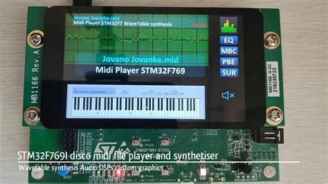 Stm32 Midi Files Player And Synthetiser Youtube