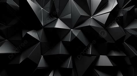 Triângulos Pretos Textura Suave Para Fundos 3d Ilustração 3d Da