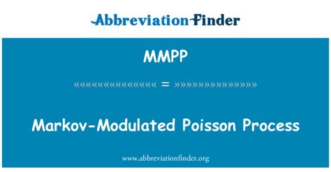 Mmpp Significa Proceso De Poisson De Markov Modulado Markov Modulated