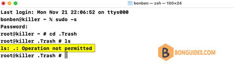How To Fix Ls Operation Not Permitted In Macos