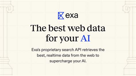 Exa Web Api For Ai