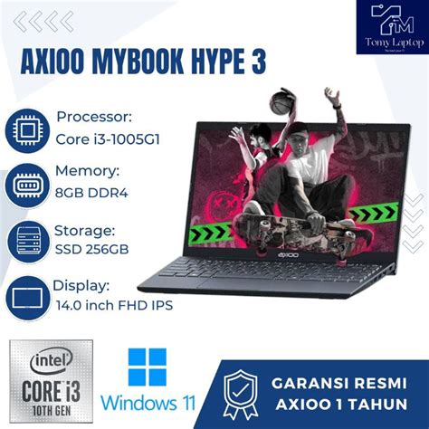 Jual Laptop Baru Murah Axioo Mybook Hype Core I Ram Gb Ssd Gb Inch Fhd Ips Shopee