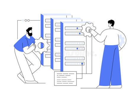 Big Data Developer Abstract Concept Vector Illustration Stock Vector Illustration Of