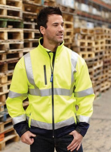 Yoko Hi Vis Softshell Jacket Customised Clothing Specialists In