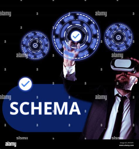 Conceptual Caption Schema Word For Representation Of Plan Or Theory In Form Of Outline Or Model