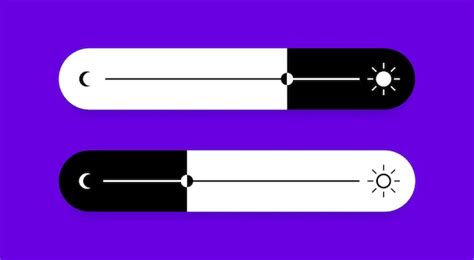Premium Vector Brightness Slider Level Control Contrast And Brightness Adjustment Design