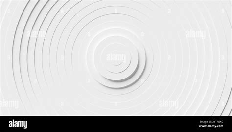 Wave Shaped Offset White Concentric Rings Or Circles Background Wallpaper Banner Flat Lay Top
