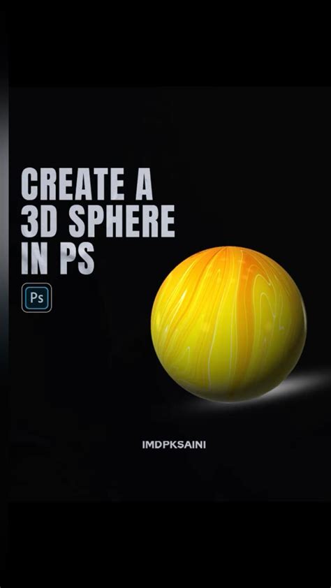 Create A 3d Sphere In Photoshop Artofit