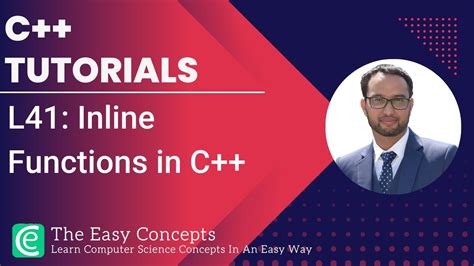 C Tutorials L41 Inline Functions In C The Easy Concepts Youtube