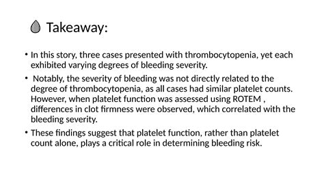 When Platelets Count Doesn T Tell The Whole Story Pptx