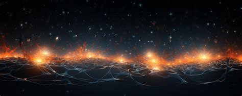 Premium Ai Image Neural Network Background With Pulsating Energy Passing Through