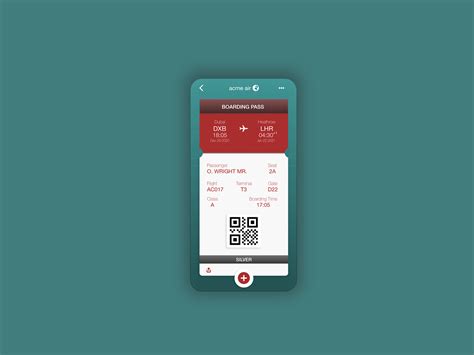 024 Daily Ui Boarding Pass By Ludbah On Dribbble