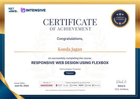 Jagan Konda On Linkedin Nxtwave Learningprogress