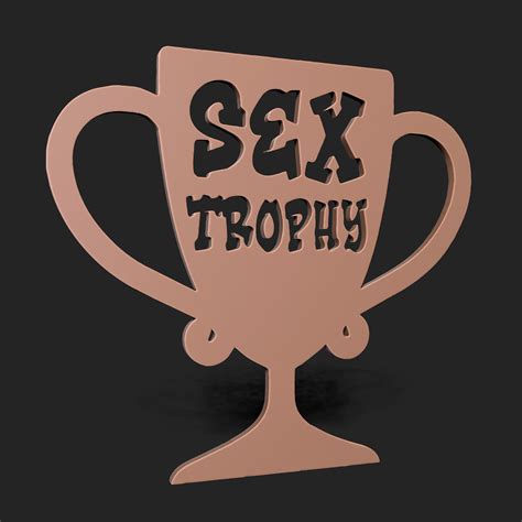 Stl File Sex Trophy Stencil 🏆 Obj・model To Download And 3d Print・cults