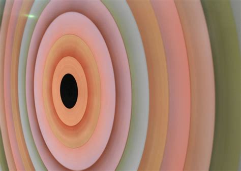 Optical Illusions Created By Spinning Marble Disks