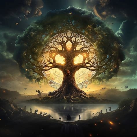 Tree Of Life Ready For Print PNG 4 Beautiful Images Etsy