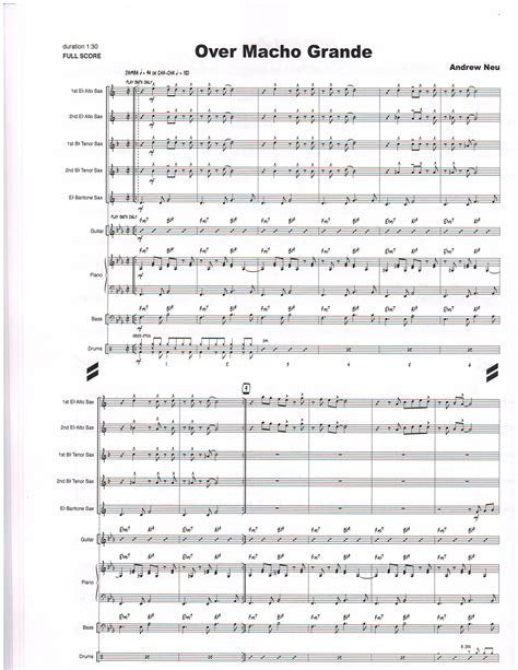 Saxophone Section Workout