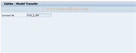 QCCU SAP Tcode QM Standard Settings Environment