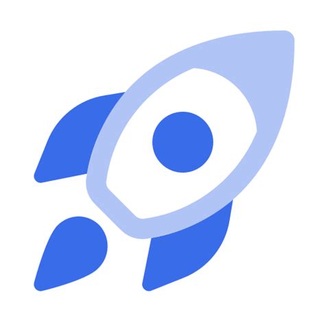 Rocket Launch Generic Blue Icon